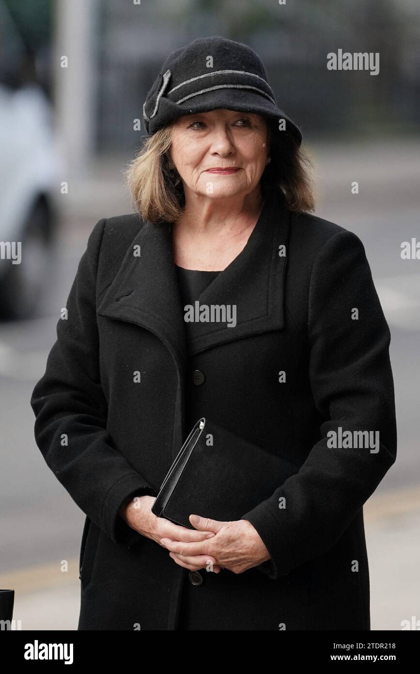 Joan Ruddock attending the memorial service of Alistair Darling at ...