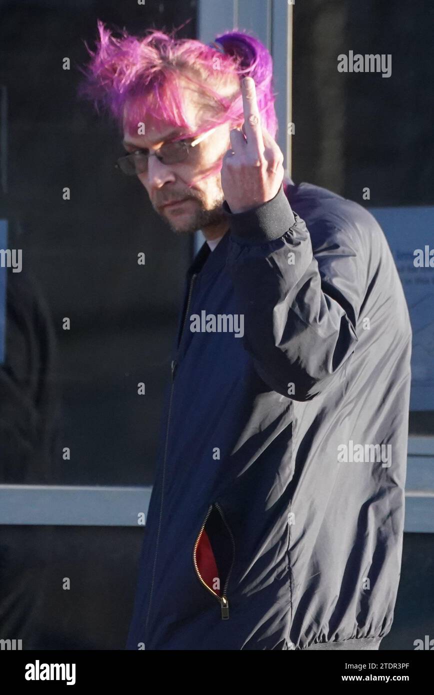 NOTE GESTURE Abbi Taylor at South Tyneside Magistrates Court, South ...