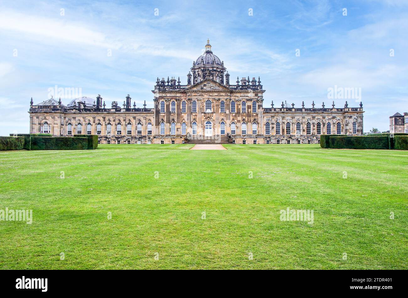 Castle Howard, a wonderful stately home set in an imposing landscape in ...