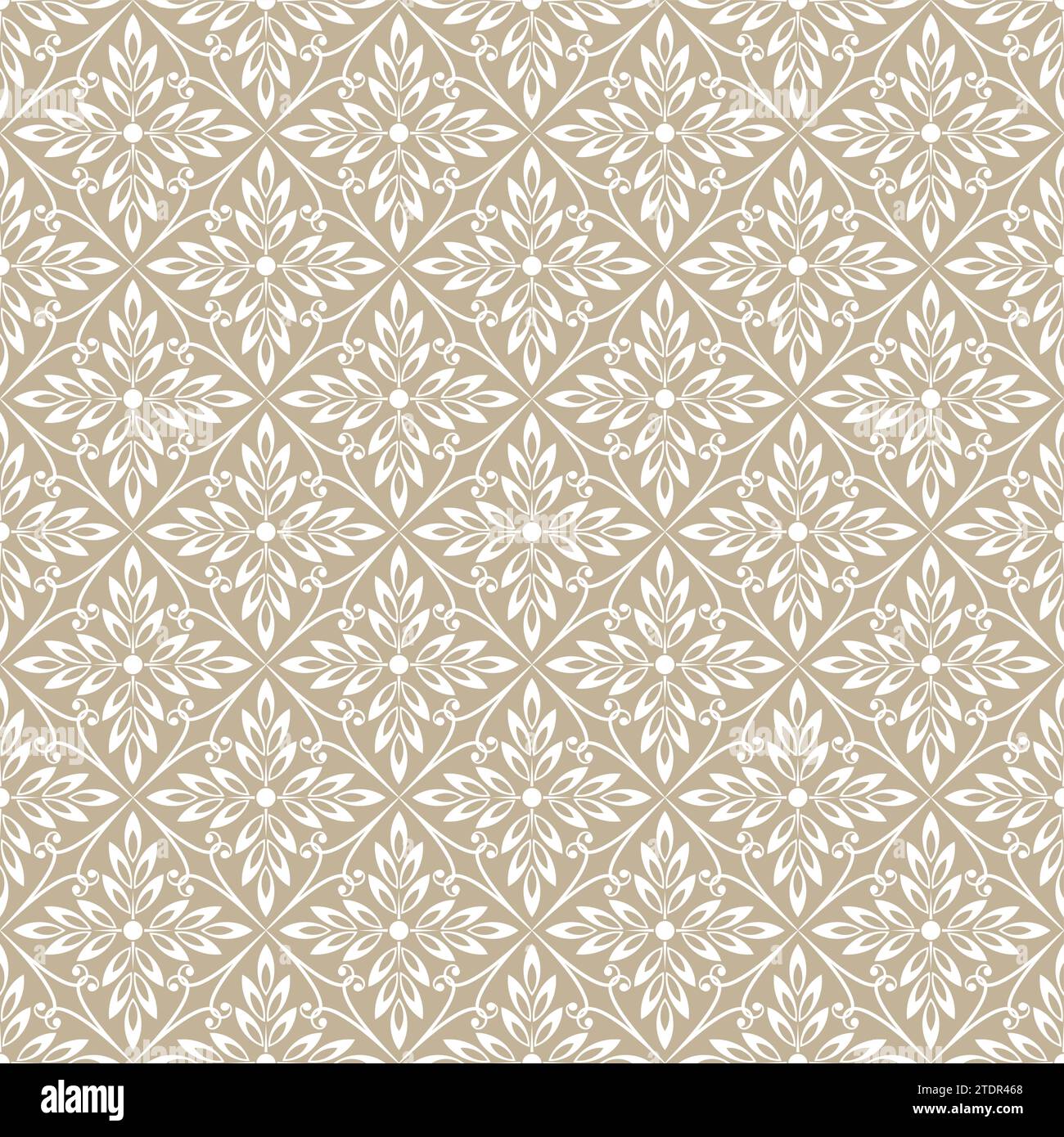 Abstract geometric pattern. Repeating seamless vector background. Beige ...