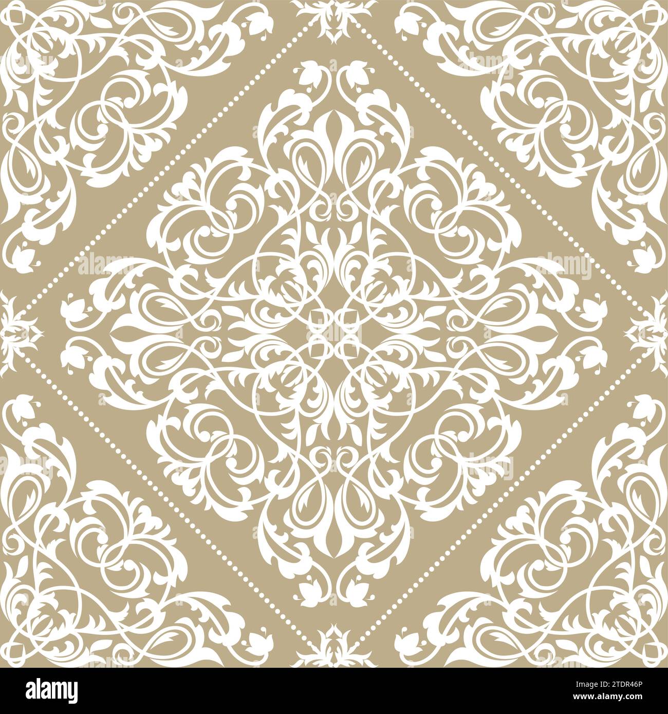 Abstract geometric pattern. Repeating seamless vector background. Beige ...