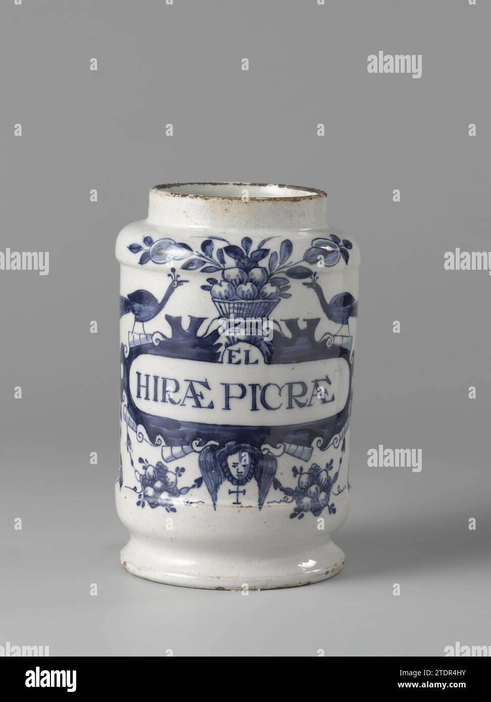 Apothekerspot 'El Halae Picrae, the Drie Klokken, c. 1770 - c. 1820 ...