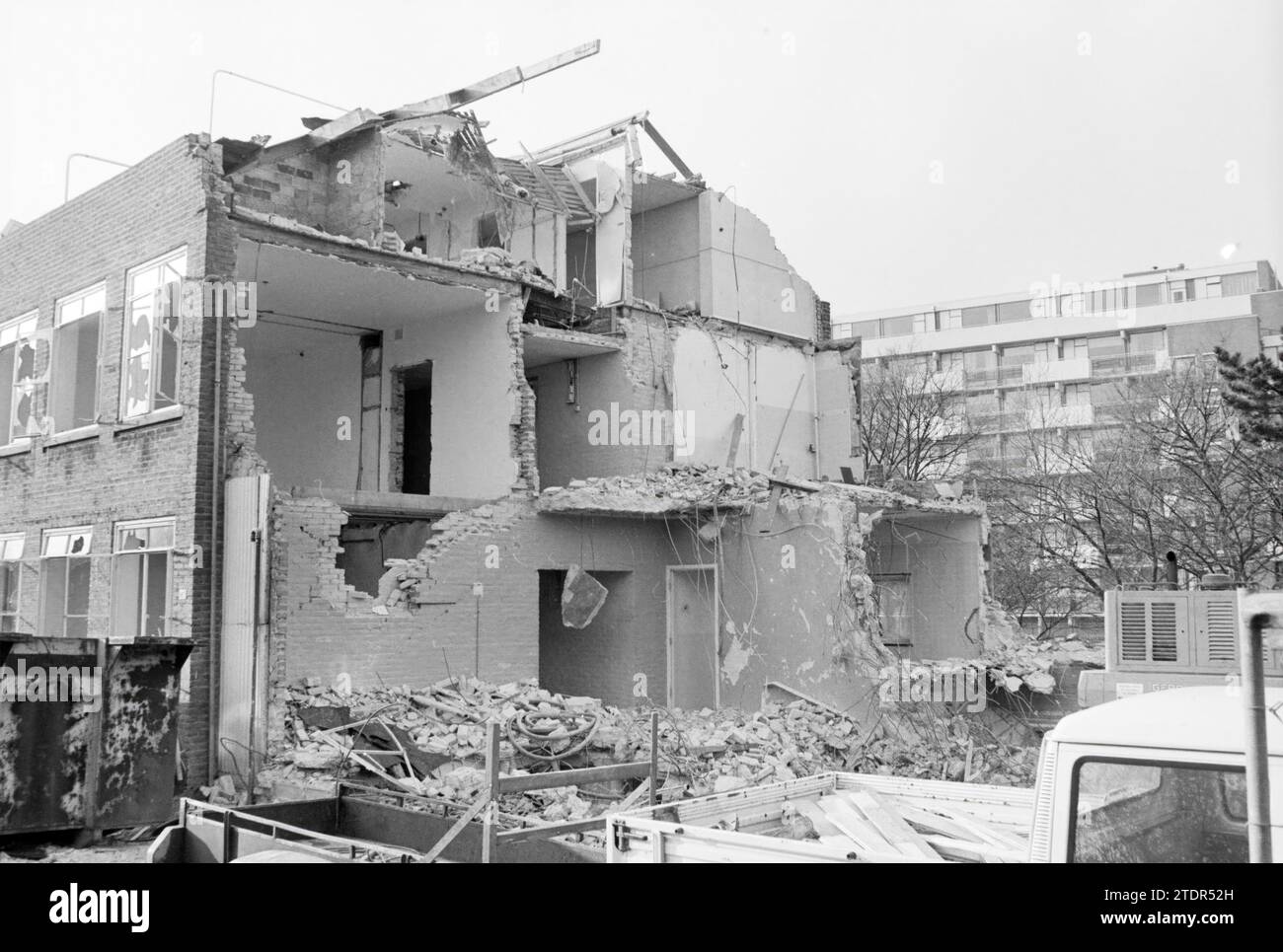 Demolition flats for new construction, 00-00-1984, Whizgle News from ...