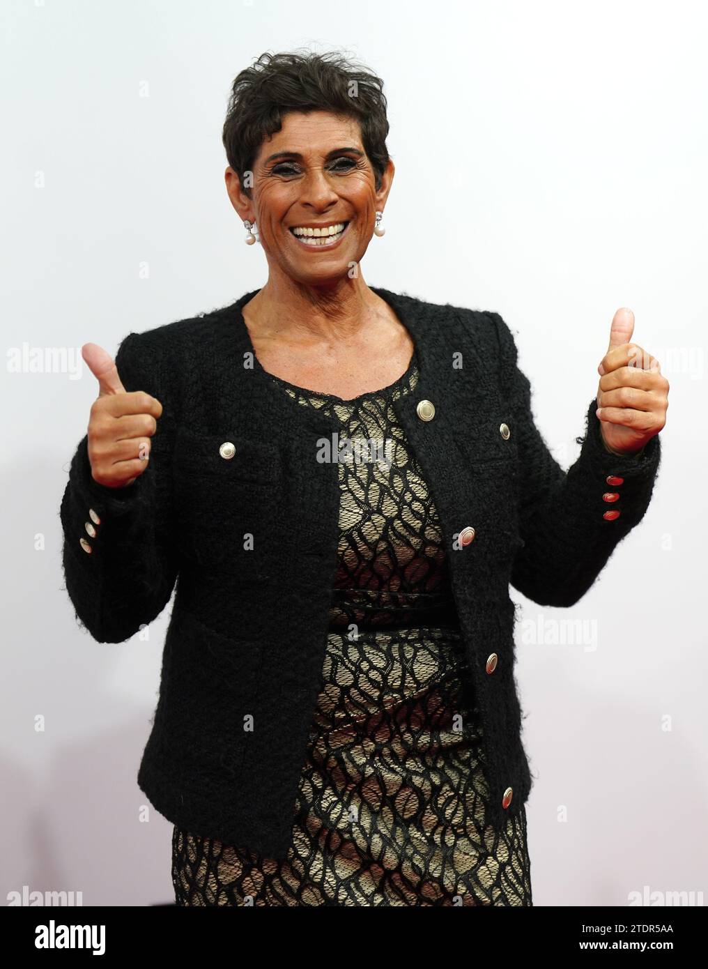 Fatima Whitbread arrives for the 2023 BBC Sports Personality of the ...