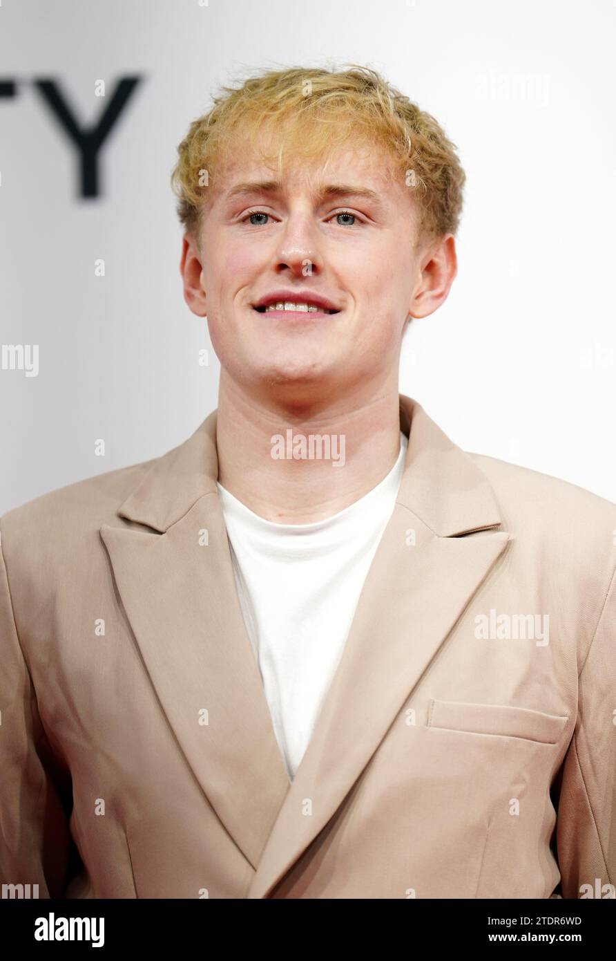 Jordan Catchpole arrives for the 2023 BBC Sports Personality of the ...