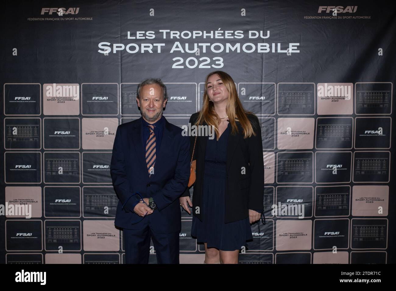 Paris, France. 18th Dec, 2023. CONNEN Fabrice and CONNEN Diane ...