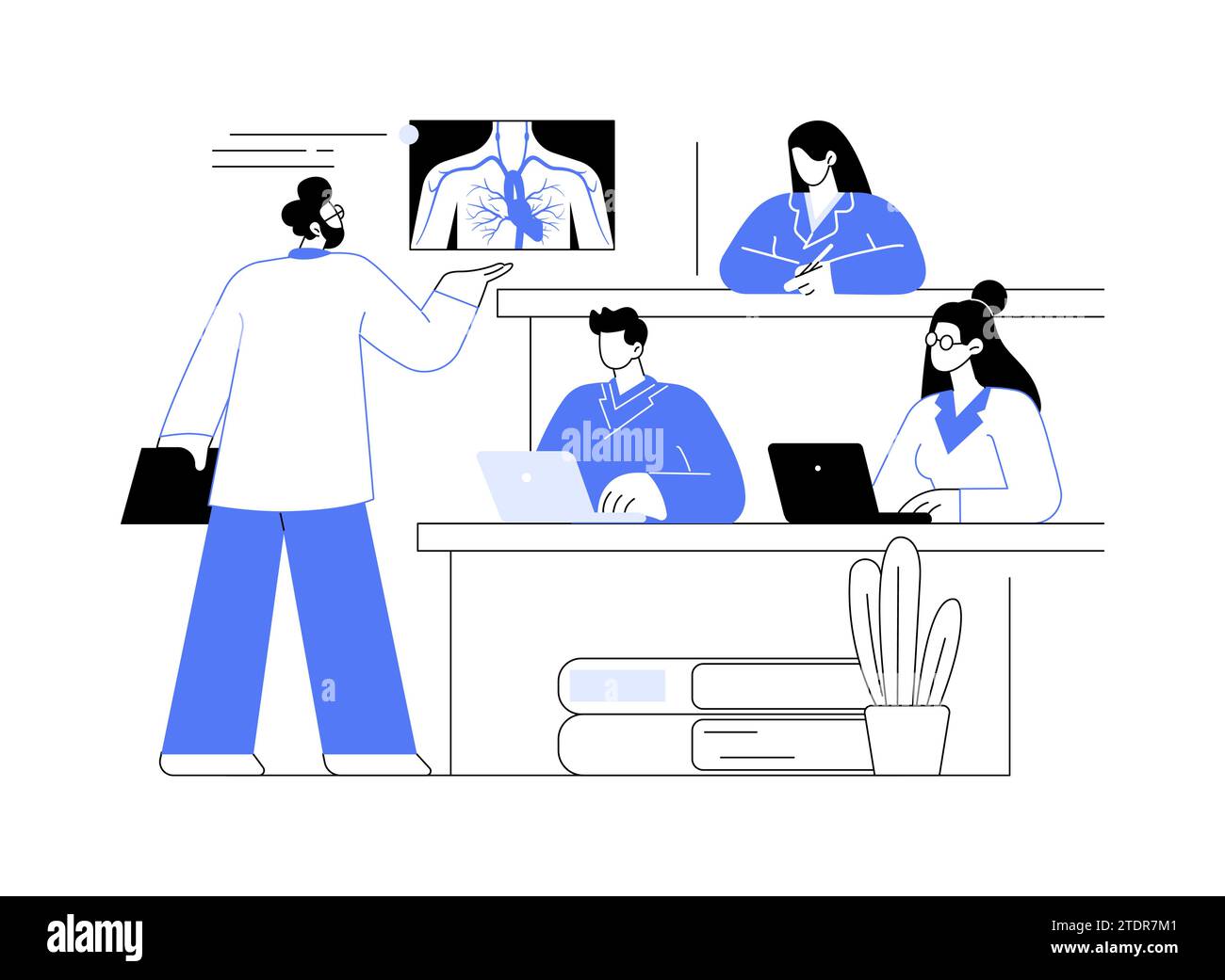 Lecture isolated cartoon vector illustrations Stock Vector Image & Art - Alamy