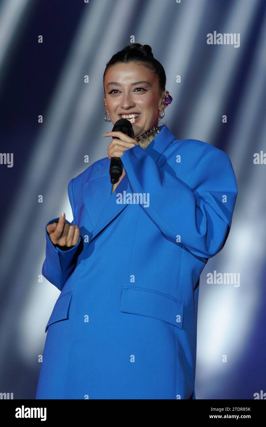 ISTANBUL, TURKIYE - MAY 23, 2023: Turkish Singer Melike Sahin concert ...