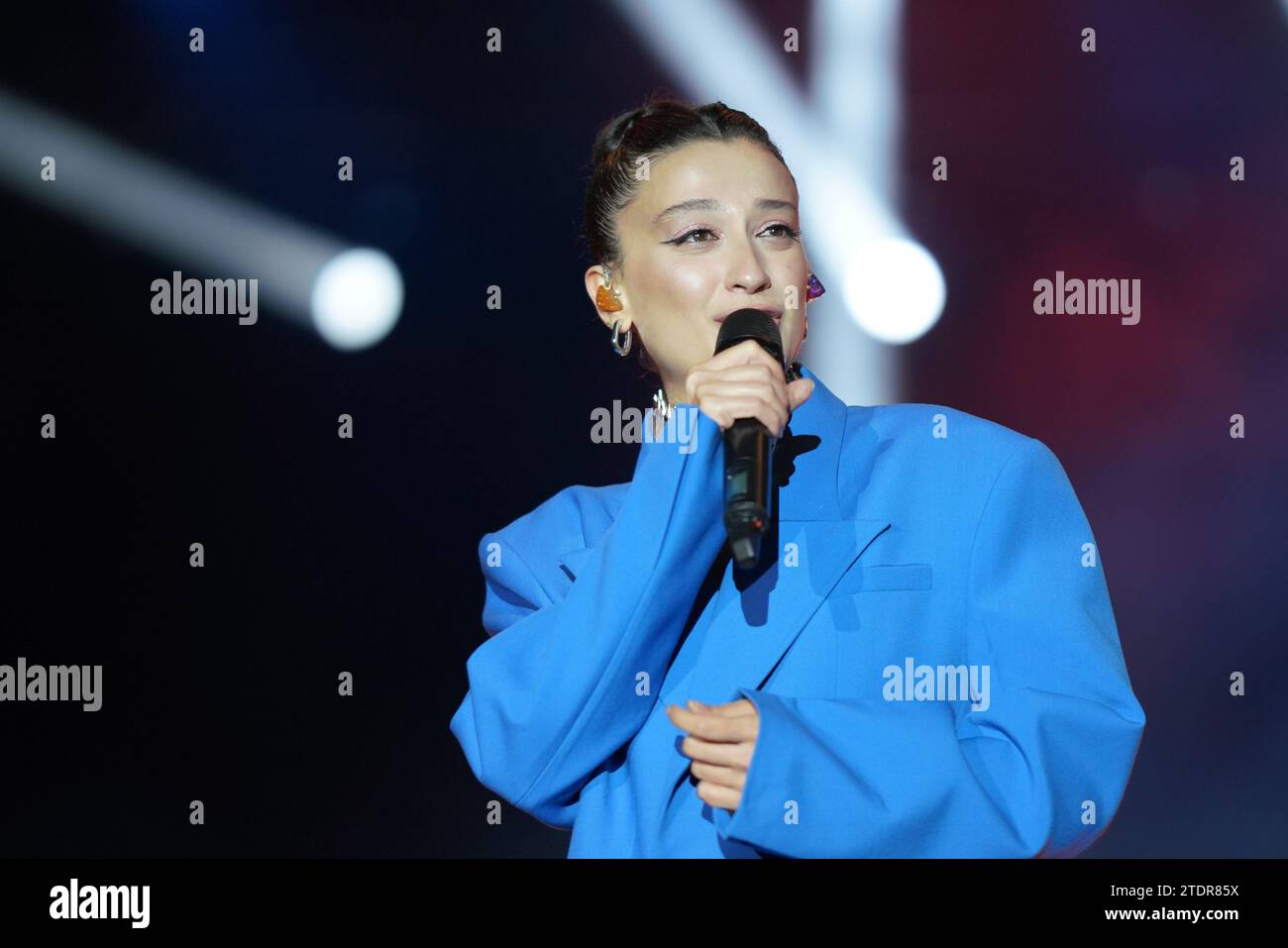 ISTANBUL, TURKIYE - MAY 23, 2023: Turkish Singer Melike Sahin concert ...