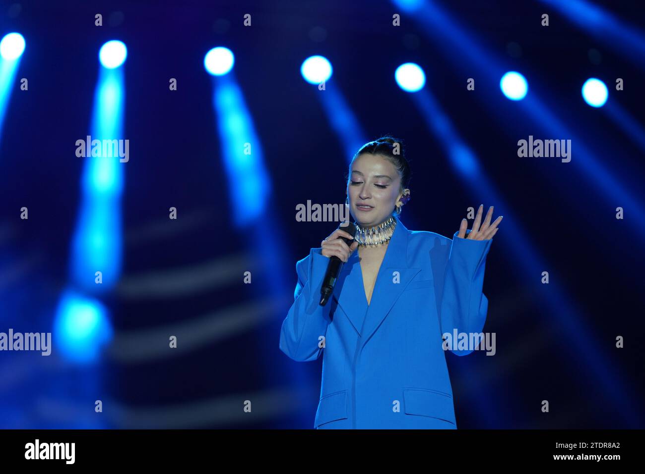 ISTANBUL, TURKIYE - MAY 23, 2023: Turkish Singer Melike Sahin concert ...