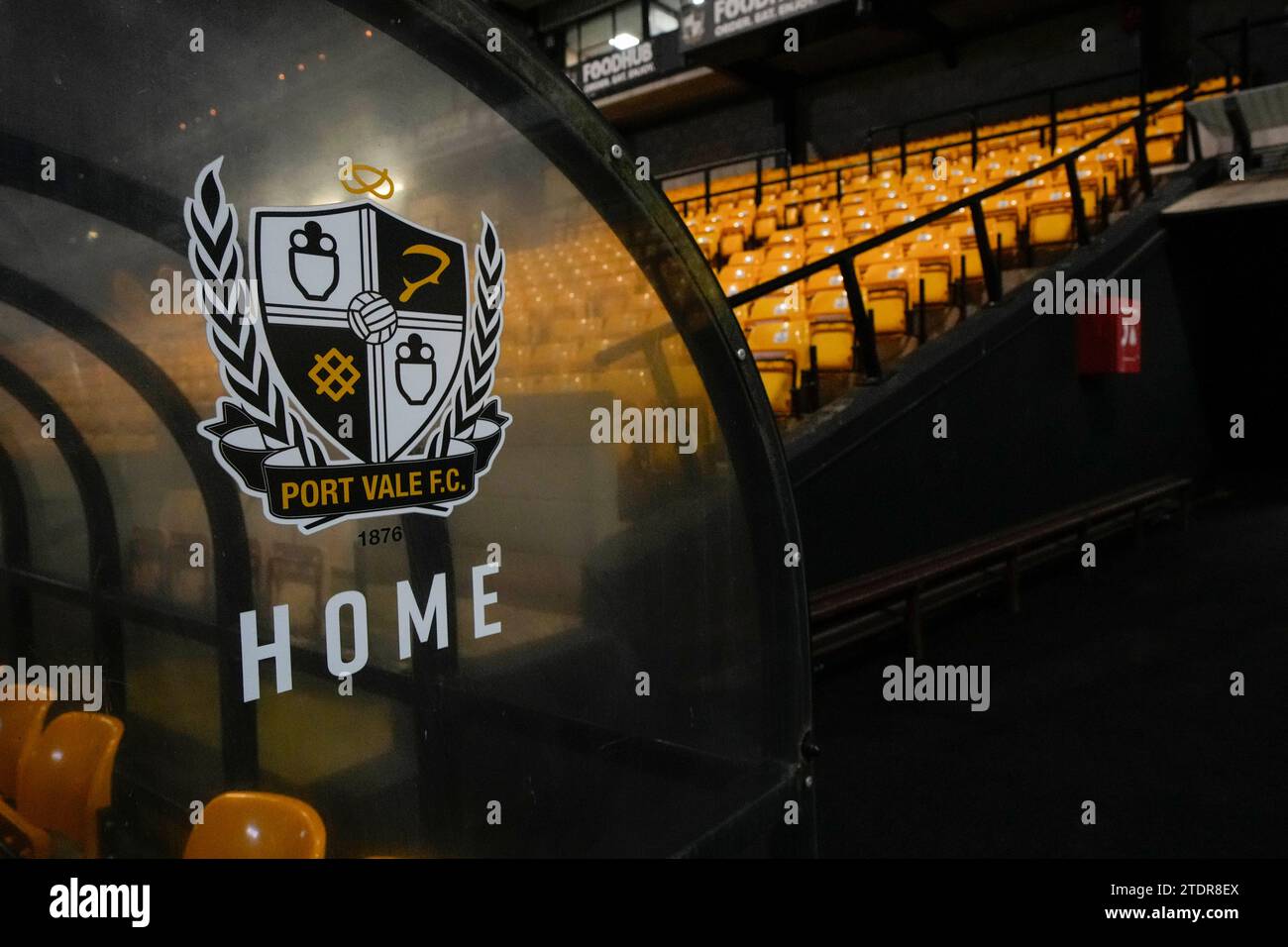 A general view of Vale Park Stadium, home of Port Vale before the ...
