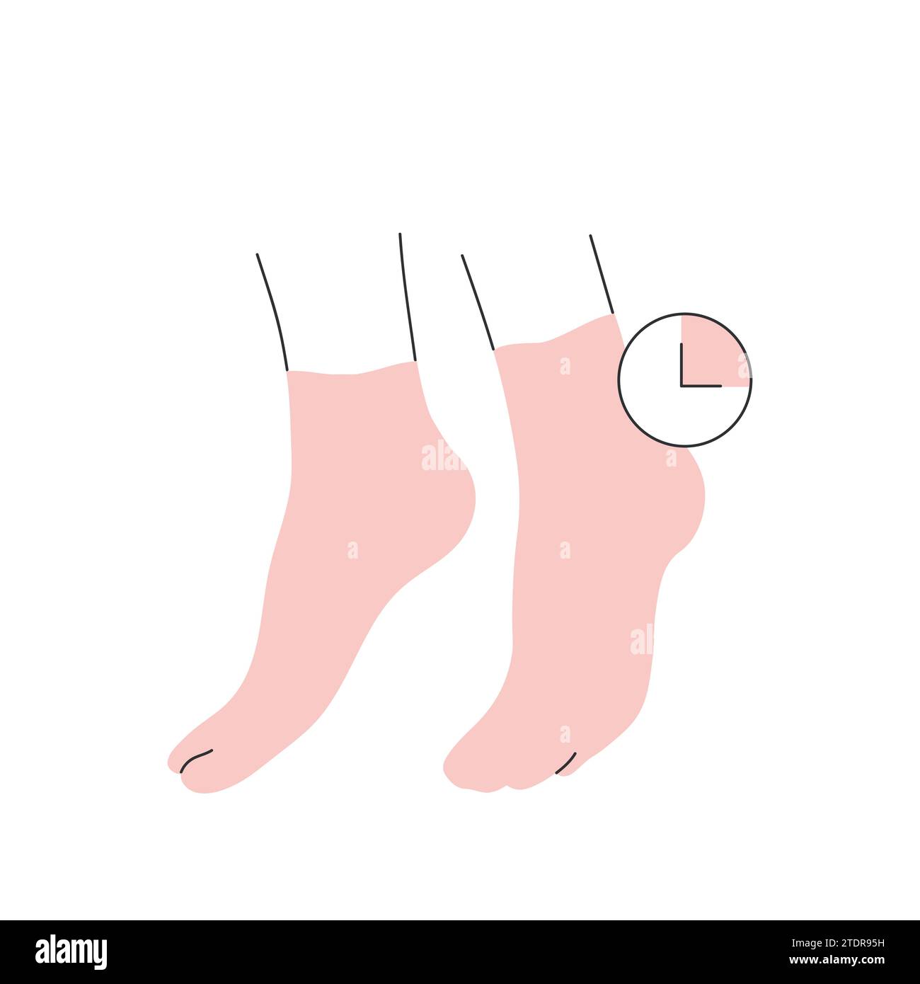Peeling socks treatment effect. Foot spa skin care, wellness beauty ...