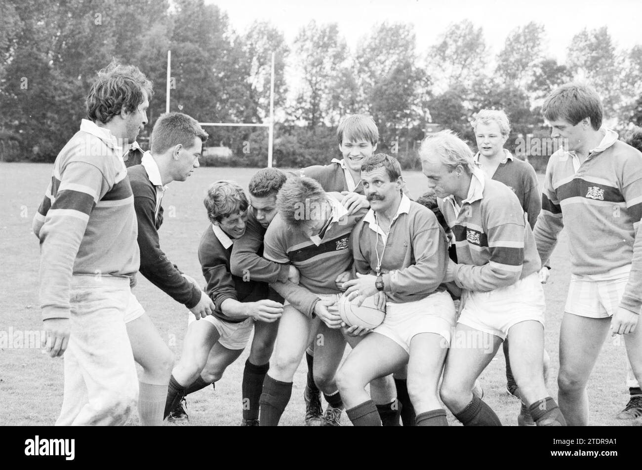 Haarlem rugby Van der Aartsportpark, Rugby, 27-09-1987, Whizgle News ...