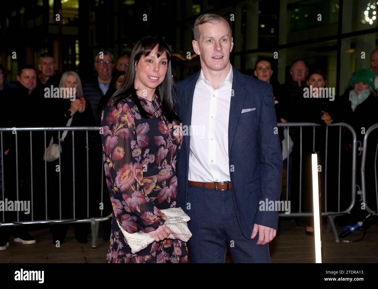 Beth Tweddle and husband Andy Allen arrive for the 2023 BBC Sports ...