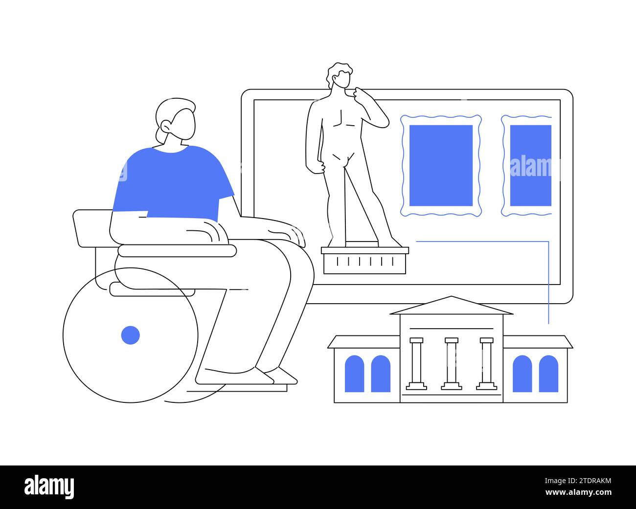 Interactive museum screen Cut Out Stock Images & Pictures - Alamy