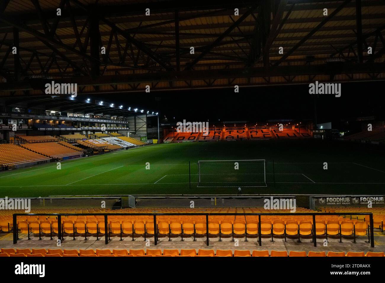 A general view of Vale Park Stadium, home of Port Vale before the ...