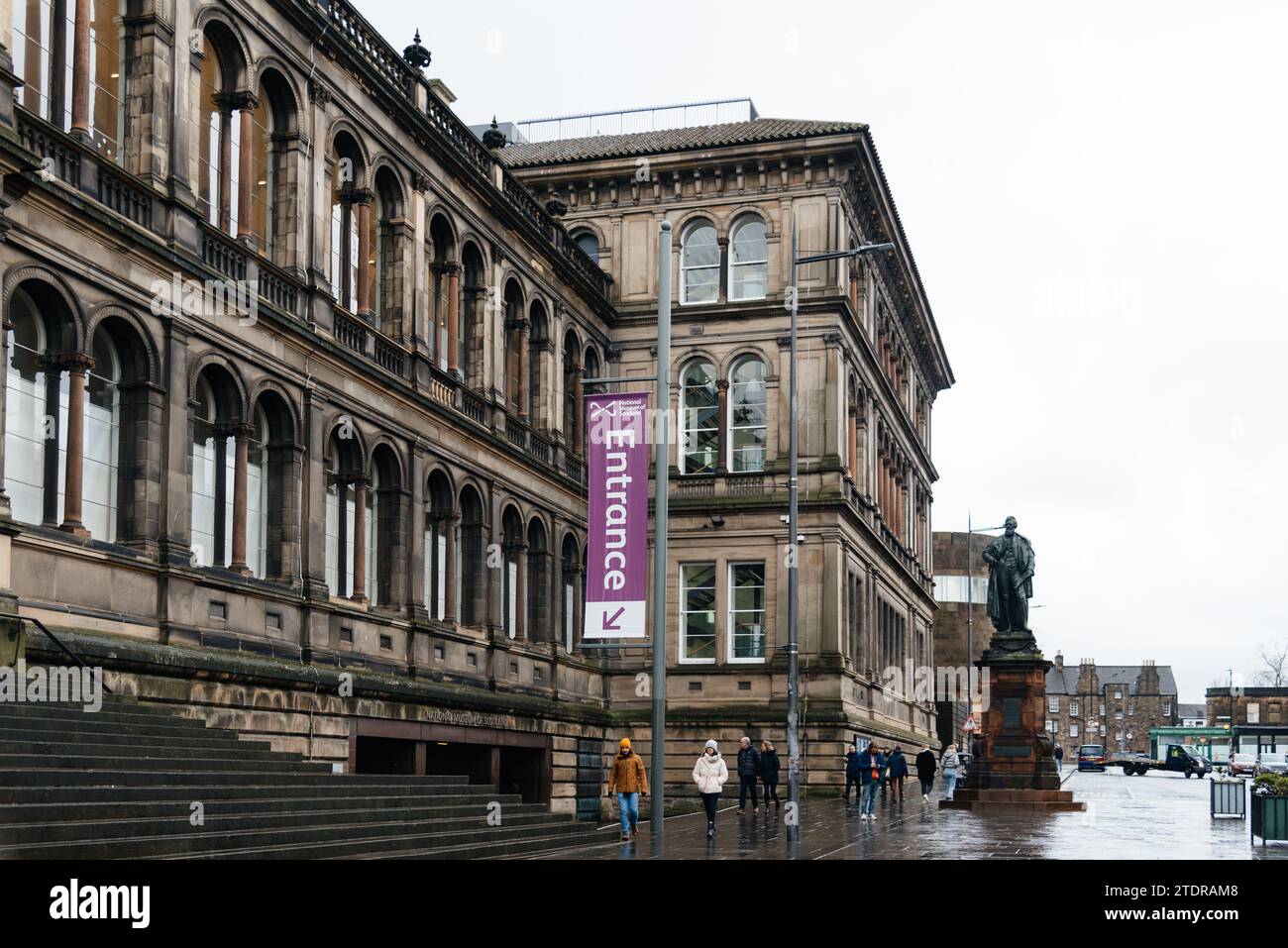 Edinburgh, UK - December 4, 2023: The National Museum of Scotland. It ...
