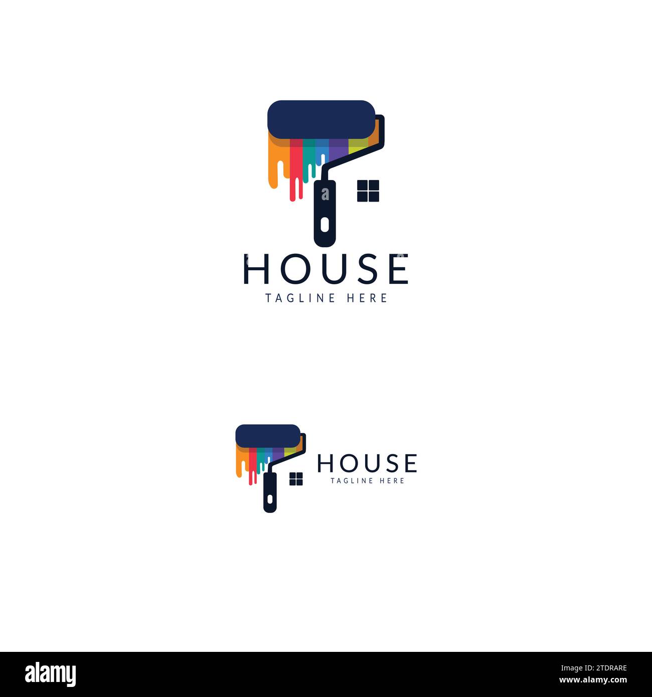 Brush logo icon painting hi-res stock photography and images - Alamy