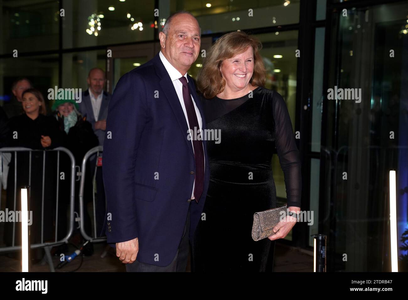 Sir Steve Redgrave and wife Ann Redgrave arrives for the 2023 BBC ...