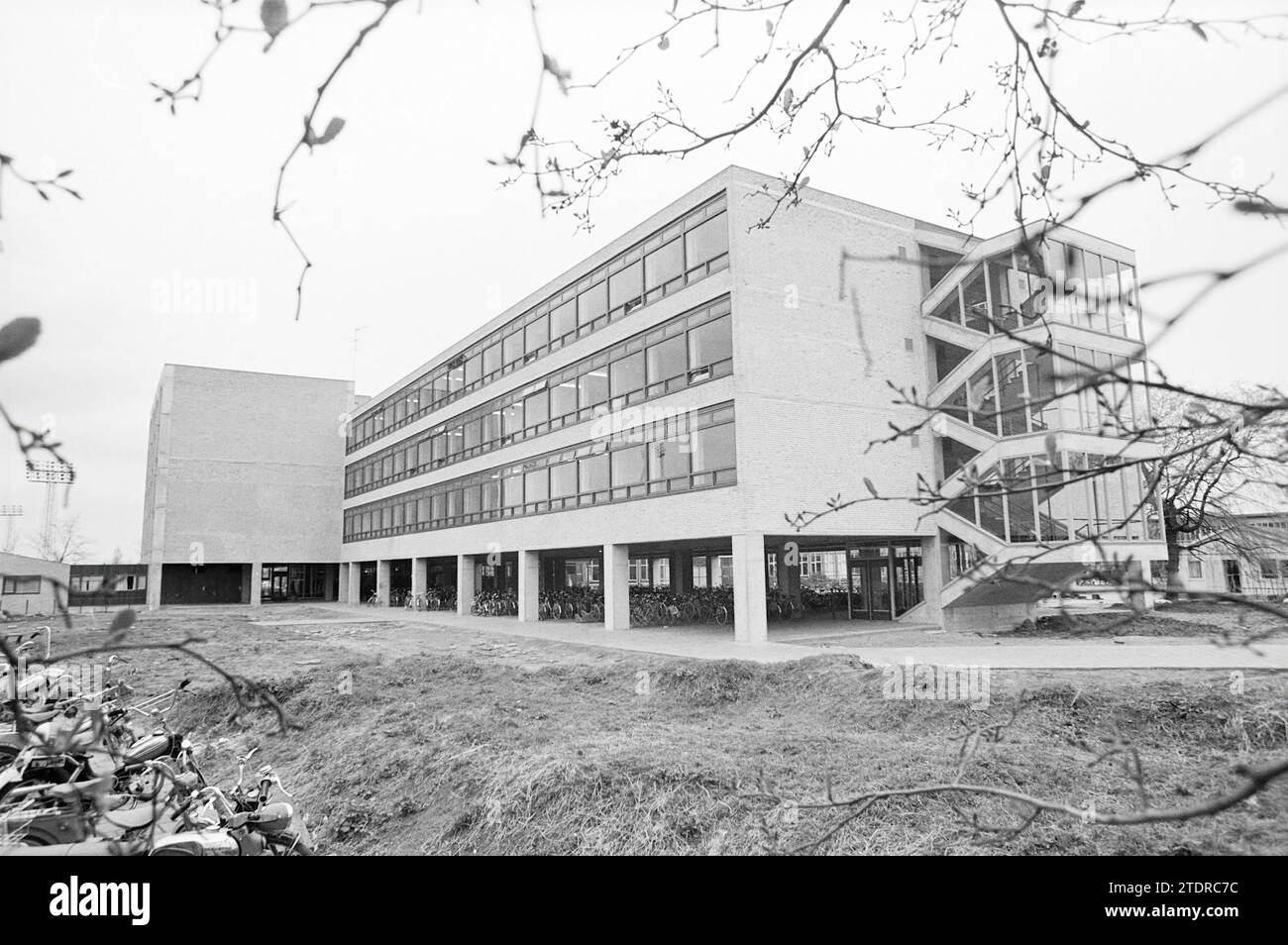 Exterior of the new building of the Mendel College, Exterior, Haarlem ...
