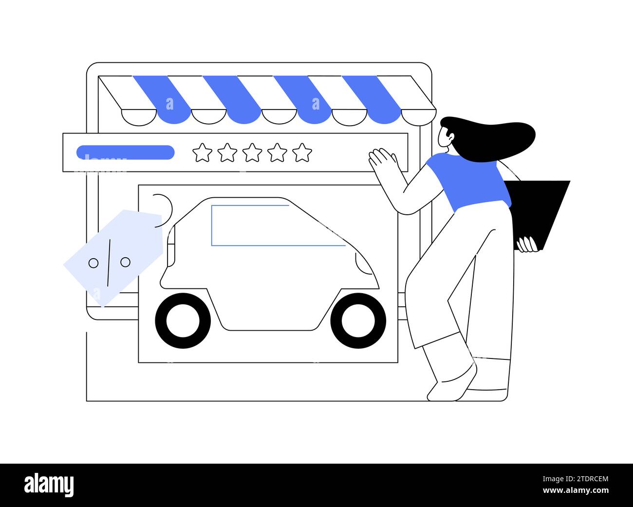 Personalized customer experience isolated cartoon vector illustrations ...