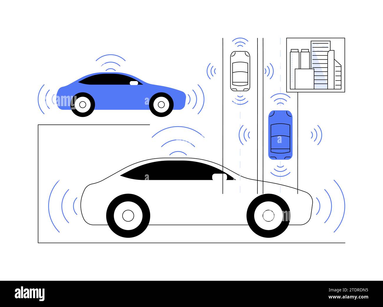 Connected vehicles Stock Vector Images - Alamy