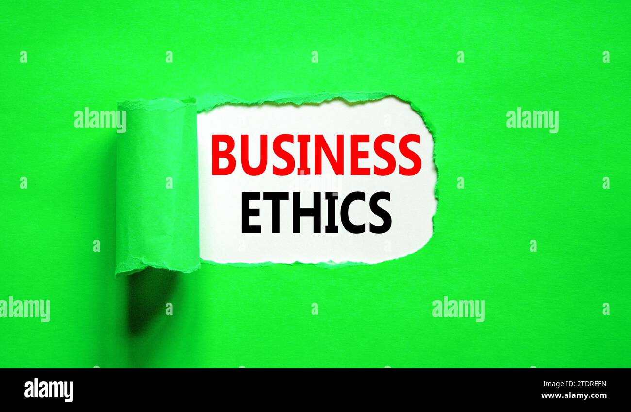 Business ethics symbol. Concept words Business ethics on beautiful ...