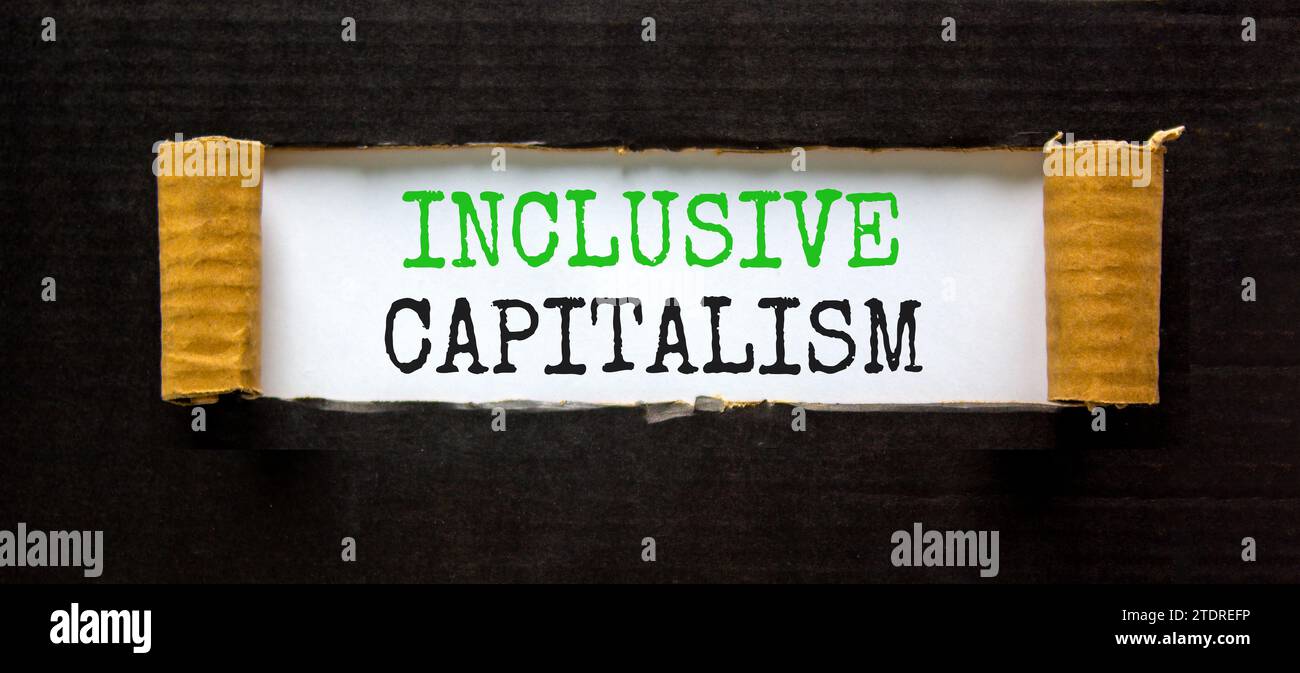 Inclusive capitalism symbol. Concept words Inclusive capitalism on ...