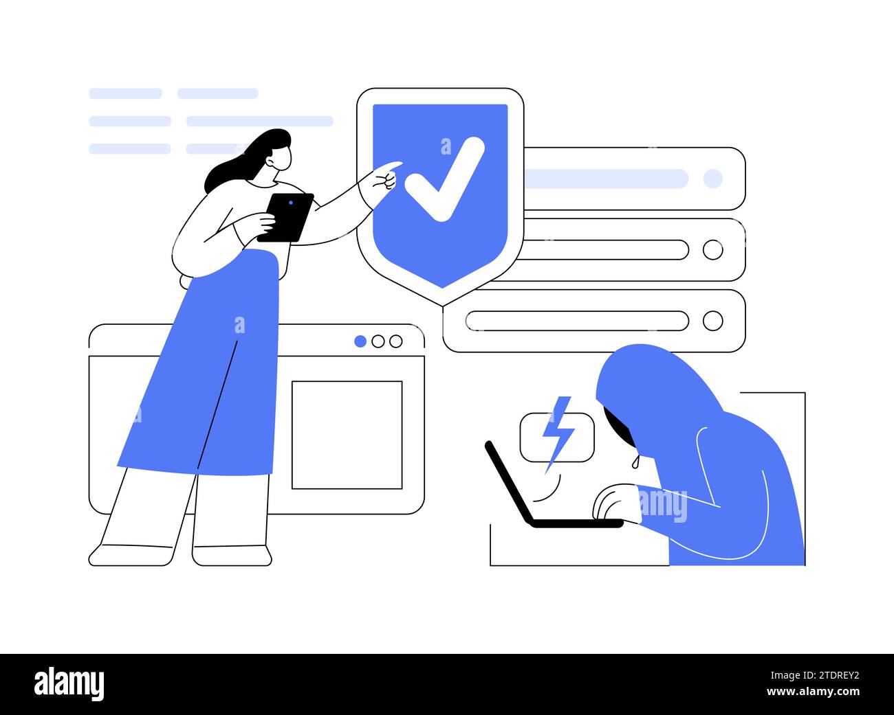 Key management isolated cartoon vector illustrations Stock Vector Image ...