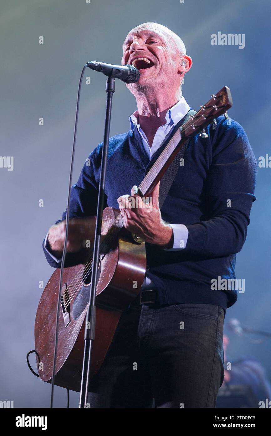The french band Louise Attaque on stage at the Brussels summer festival ...