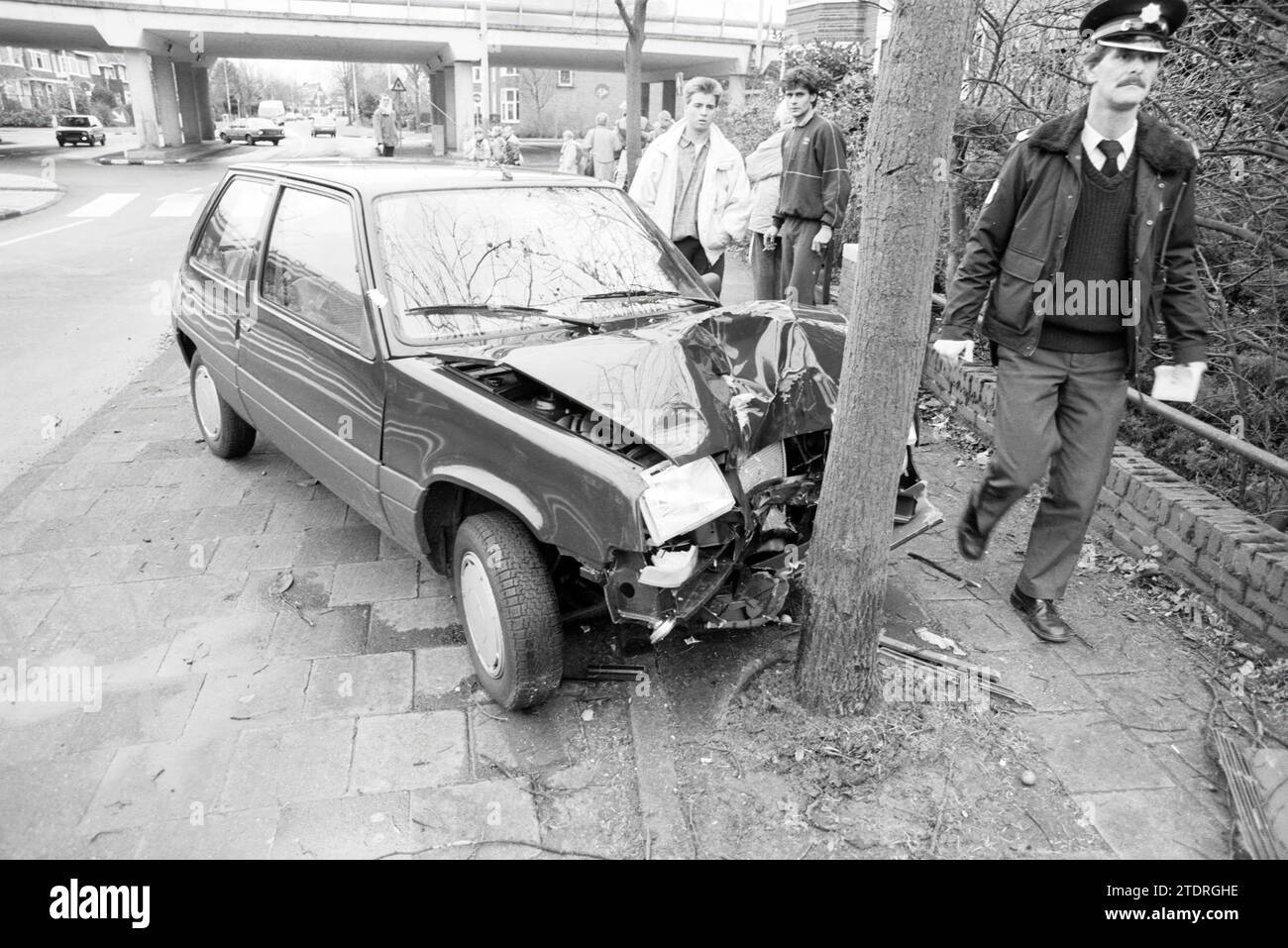 Single vehicle accident car vs tree hi-res stock photography and images ...