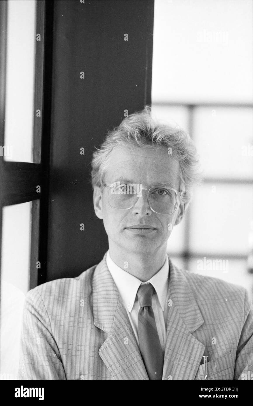 Justus Enschedé in connection with the booklet, 26-08-1991, Whizgle ...