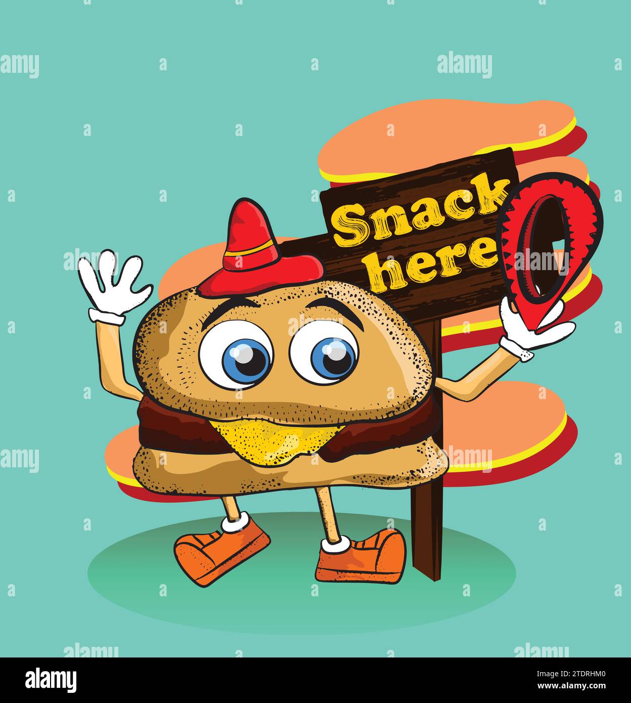 Burger vector vectors hi-res stock photography and images - Alamy