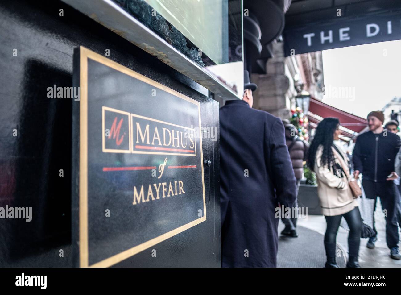 LONDON- DECEMBER 14, 2023: Madhu's of Mayfair at the The Dilly- Hotel ...