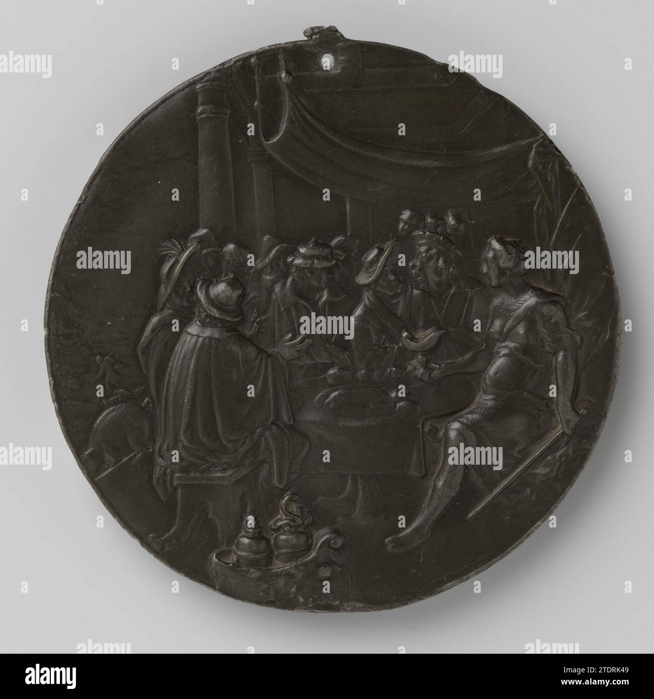 Circe and the companions of Odysseus, Adam van Vianen (I), c. 1610 ...