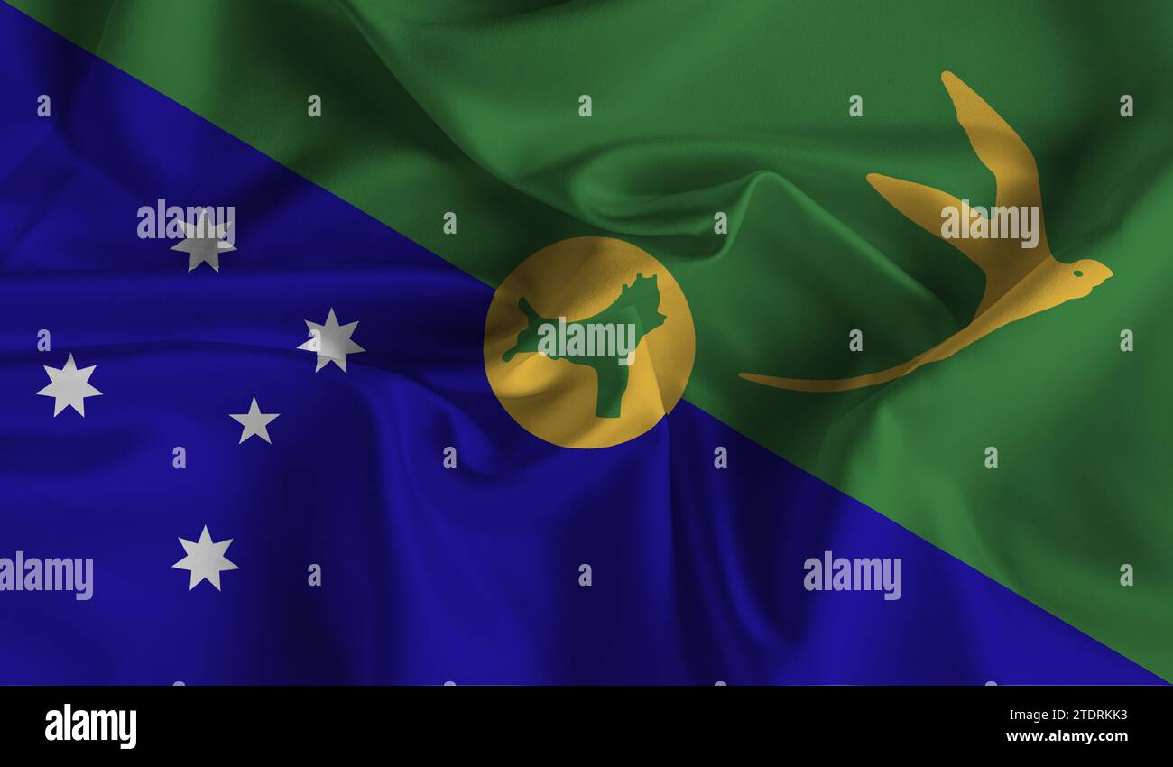 National flag of the christmas island hi-res stock photography and ...