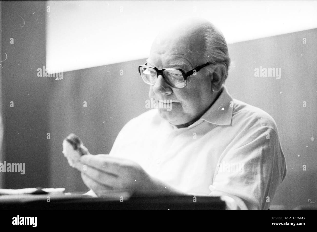 Portrait Arthur Lowe English actor NOS Hilversum, Portraits, Hilversum ...