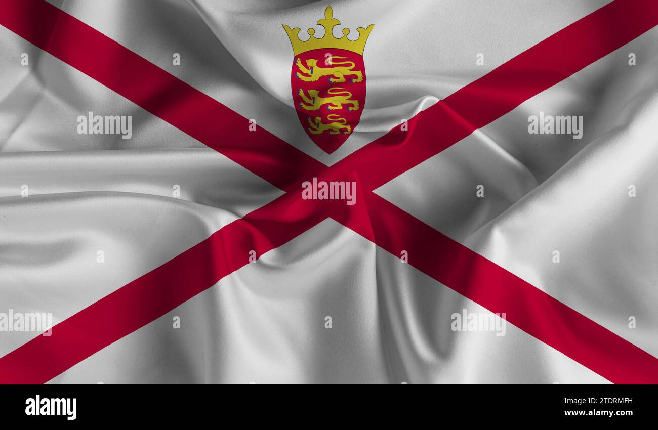 Jersey flag hi-res stock photography and images - Alamy