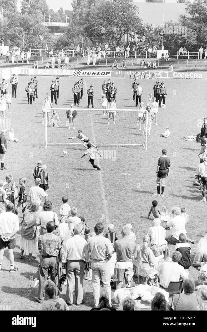 Haarlem Cup, music band on the field, Haarlem, The Netherlands, 11-08 ...