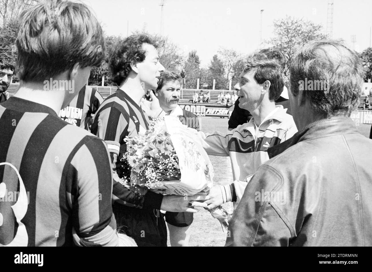 200th match Simon Evers EDO, Football people and trainers, 13-05-1984 ...
