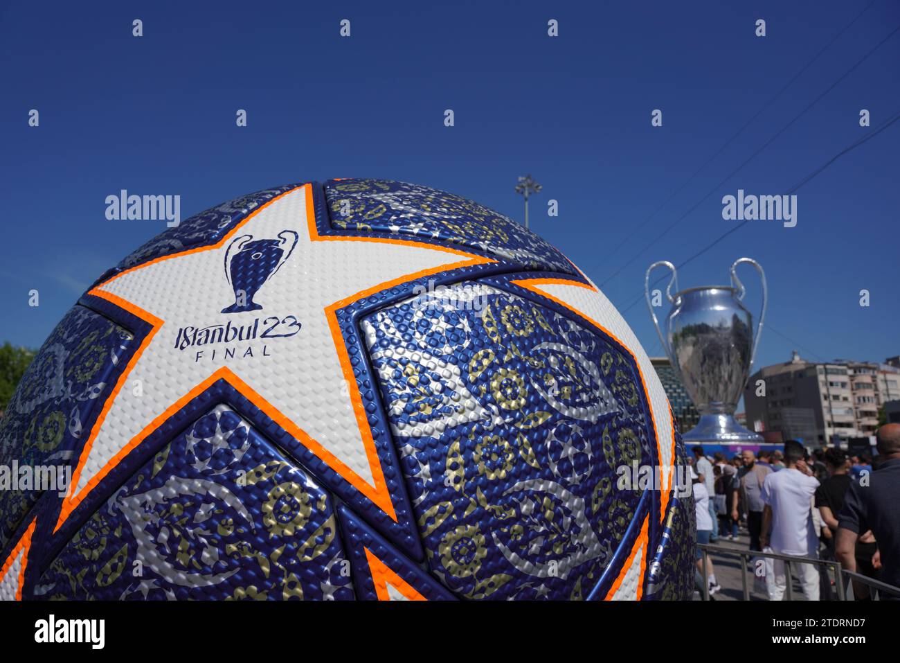 ISTANBUL, TURKIYE - JUNE 10, 2023: Cup in Taksim Square during ...