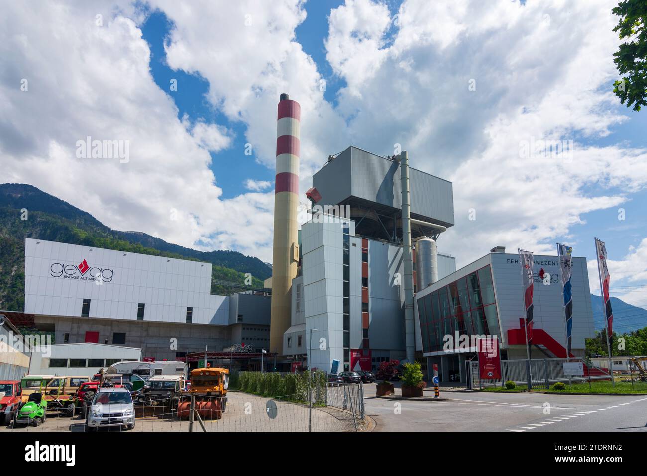 Trimmis: GEVAG waste incineration plant in Landquart, Graubünden ...