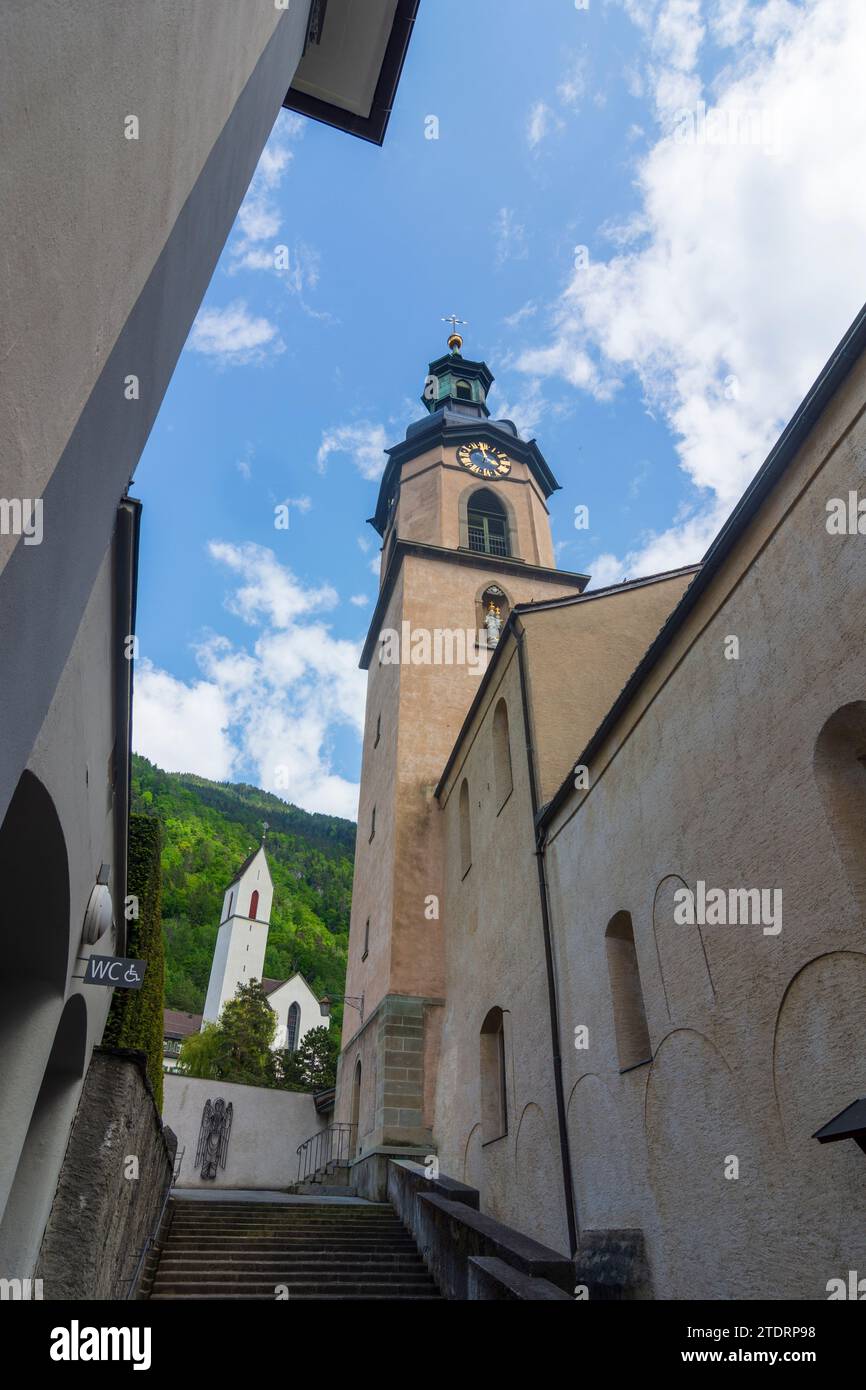 Chur: Chur Cathedral in Plessur, Graubünden, Grisons, Switzerland Stock ...
