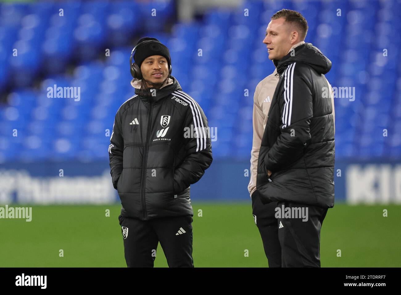 Bobby Reid of Fulham arrives ahead of the Carabao Cup Quarter Final ...