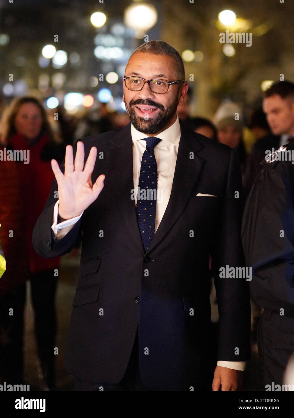 Home Secretary James Cleverly during a visit to see the Project ...