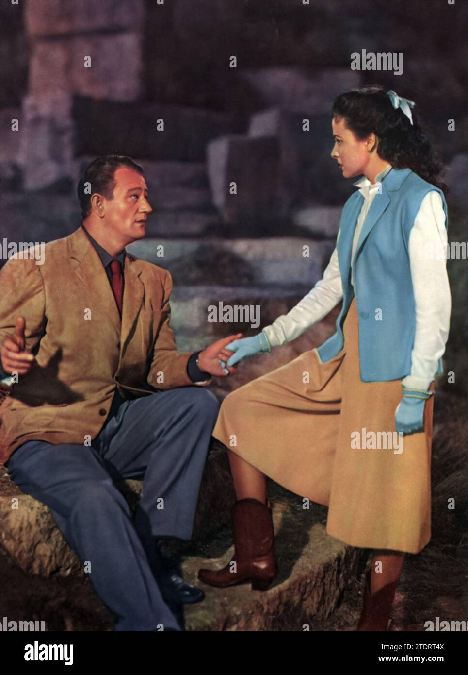 John Wayne and Laraine Day star in 'Tycoon' (1947), a dramatic ...