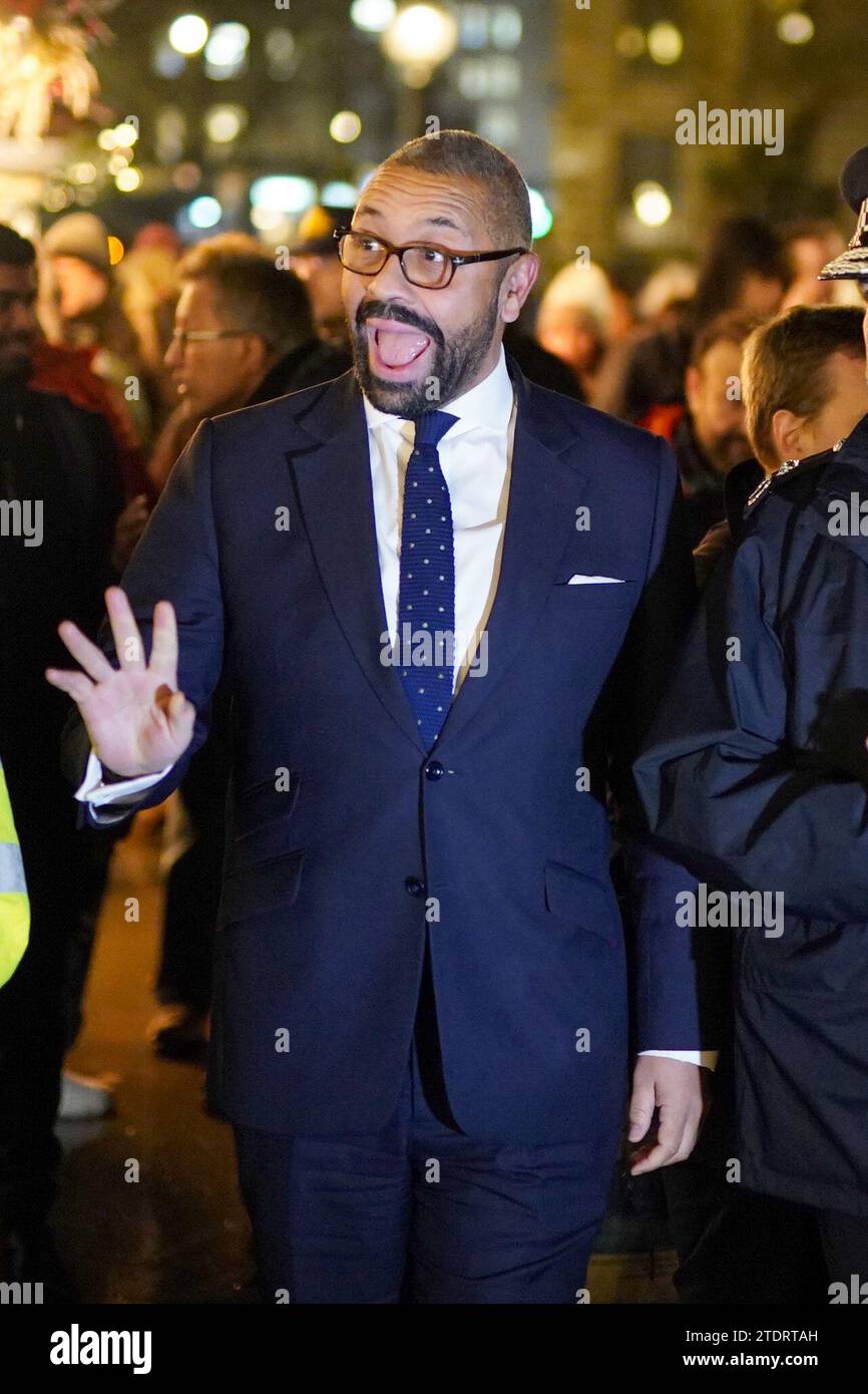 Home Secretary James Cleverly during a visit to see the Project ...