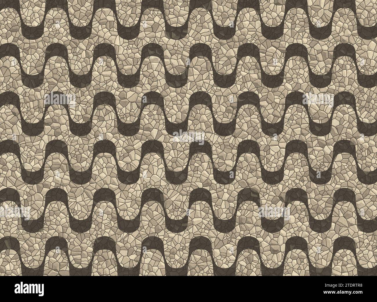 Elegant background of the Calçada Carioca Stock Photo - Alamy