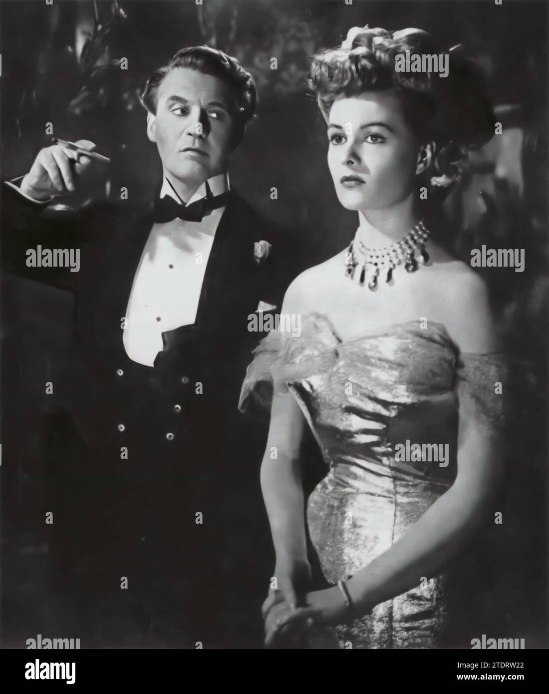 Eric Portman and Sally Gray star in the British film 'The Mark of Cain ...