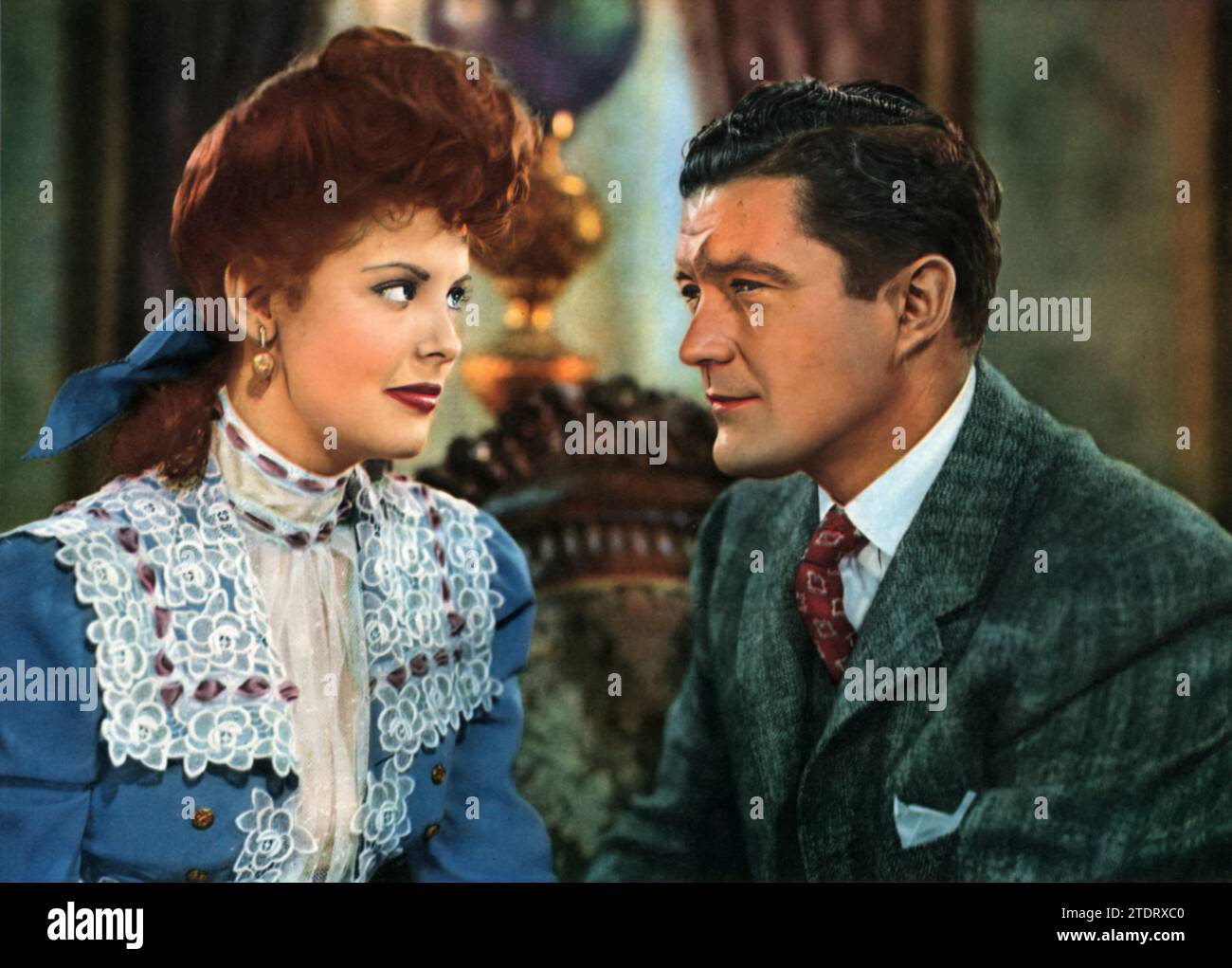 Arlene Dahl and Dennis Morgan star in the musical 'My Wild Irish Rose ...